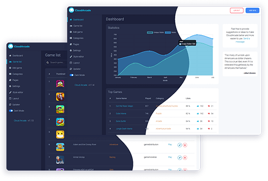 CloudArcade – Build your own HTML5 Game Portal