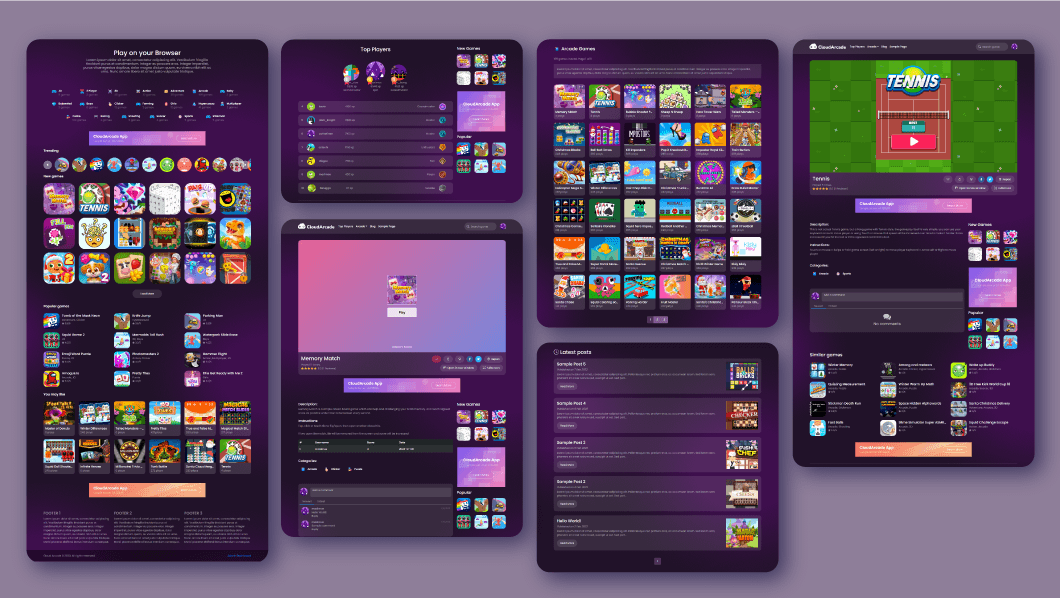 Arcade Two Theme – CloudArcade